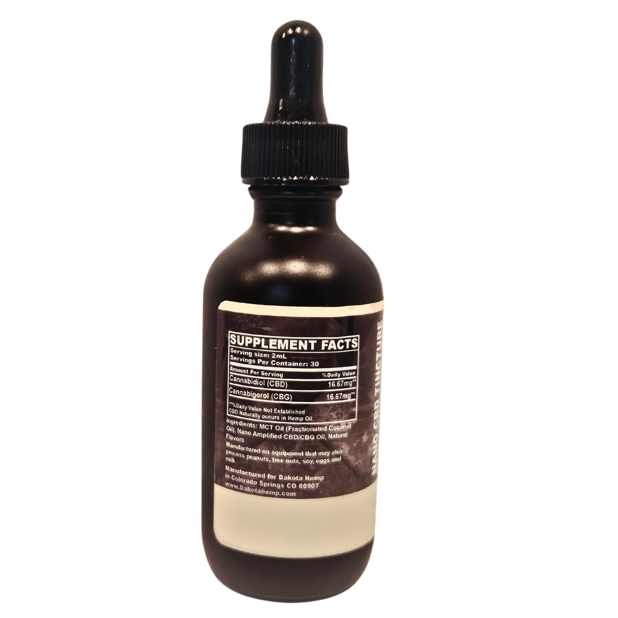 Nano Hemp Tincture- Vanilla Flavor | Dakota Hemp