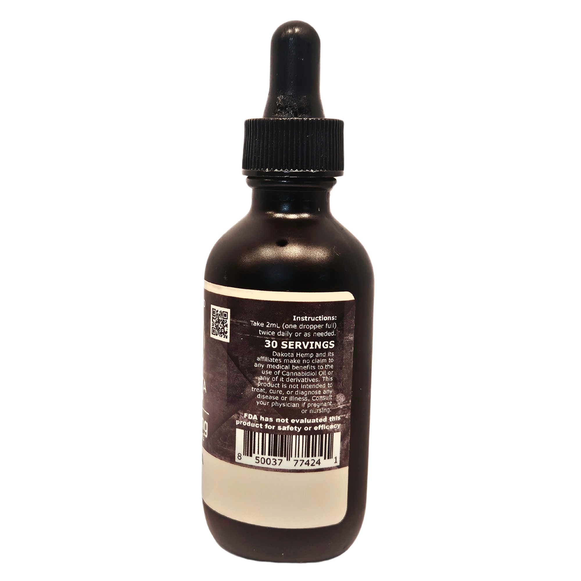 Nano Hemp Tincture- Vanilla Flavor | Dakota Hemp